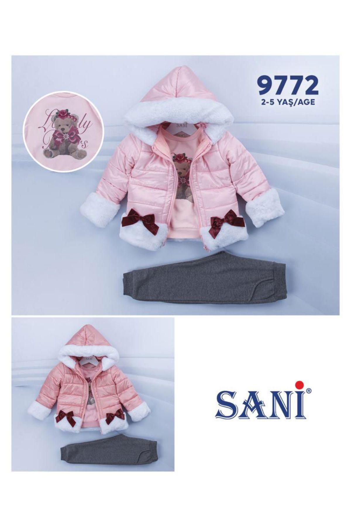 Sani Kids 9772 РОЗОВЫЙ Детский костюм для девочек | Dosso Dossi
